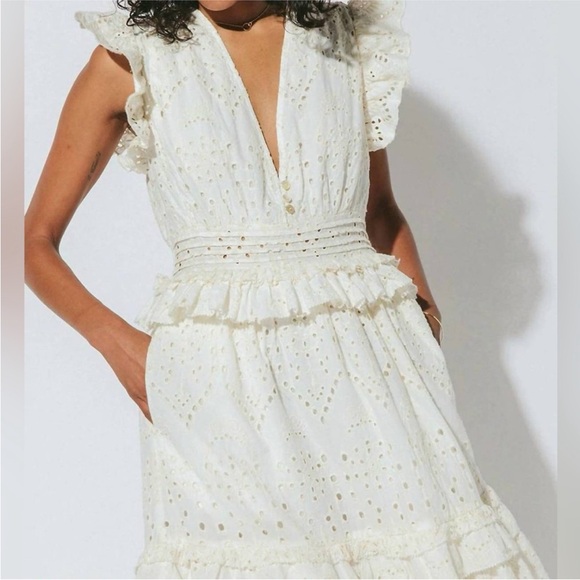 Cleobella | Dresses | Cleobella White Midi Dress With Elegant Design ...